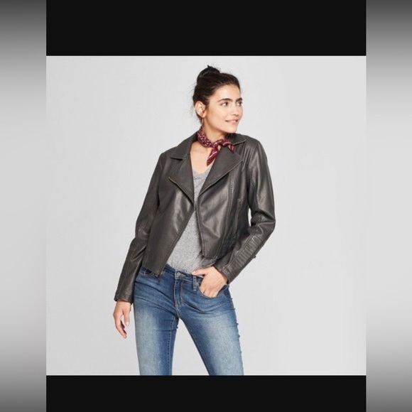Universal Thread | Jackets & Coats | Universal Tread Faux Leather Moto ...